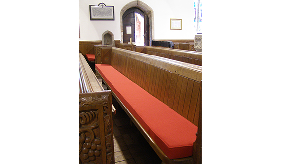 Church Pew Cushions & Runners